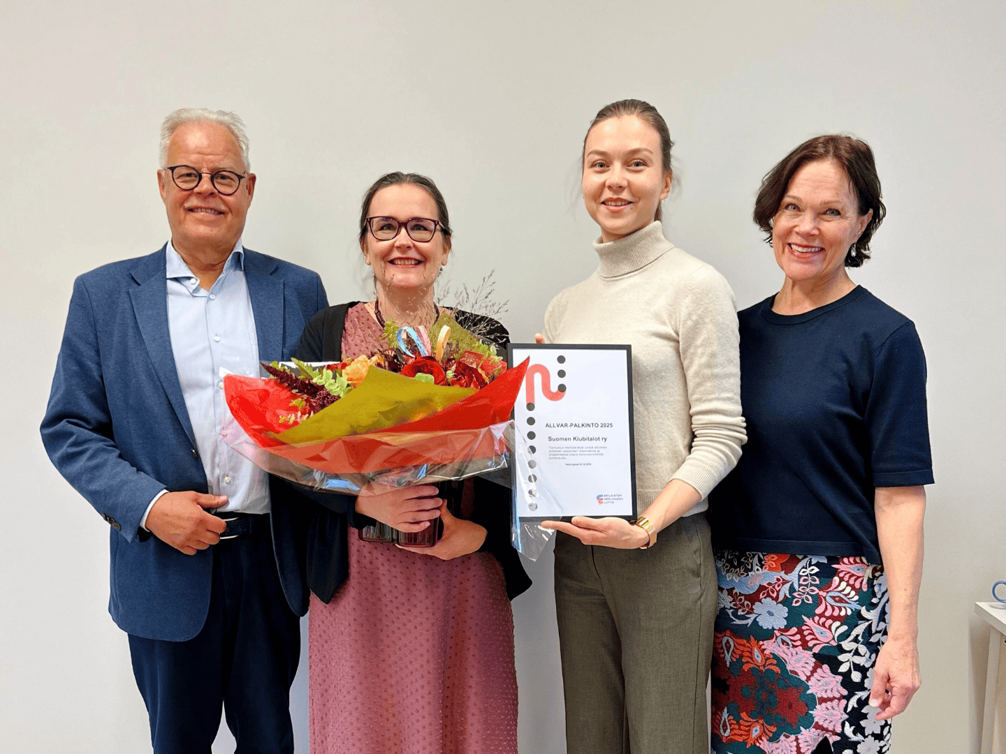 Vuoden 2025 ALLVAR-palkinto Klubitalot ry:lle - Erilaisten oppijoiden ...